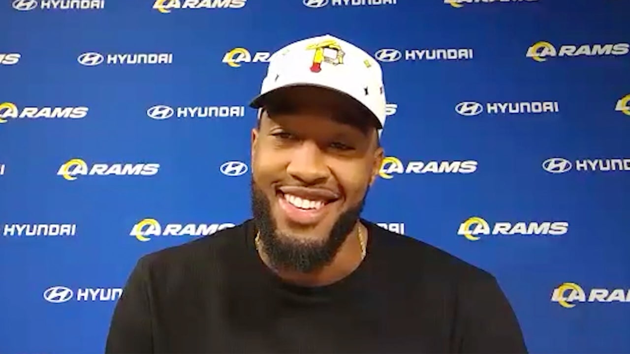 Rams tight end Kendall Blanton on catching first touchdown of his NFL ...