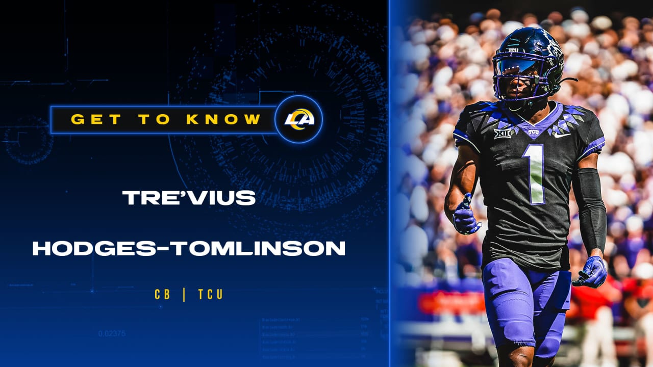 Get to know TCU cornerback Tre'Vius Hodges-Tomlinson | Pick 182