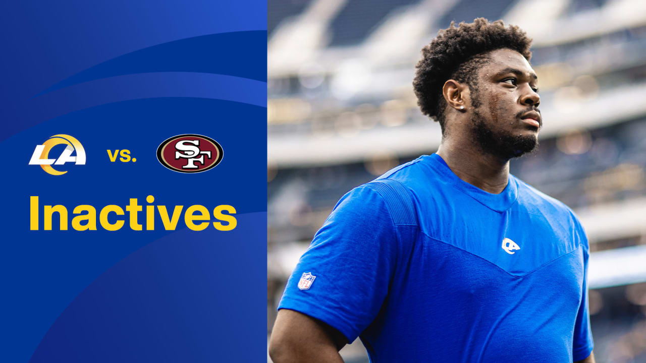 Running back Cam Akers active; offensive lineman Tremayne Anchrum Jr ...