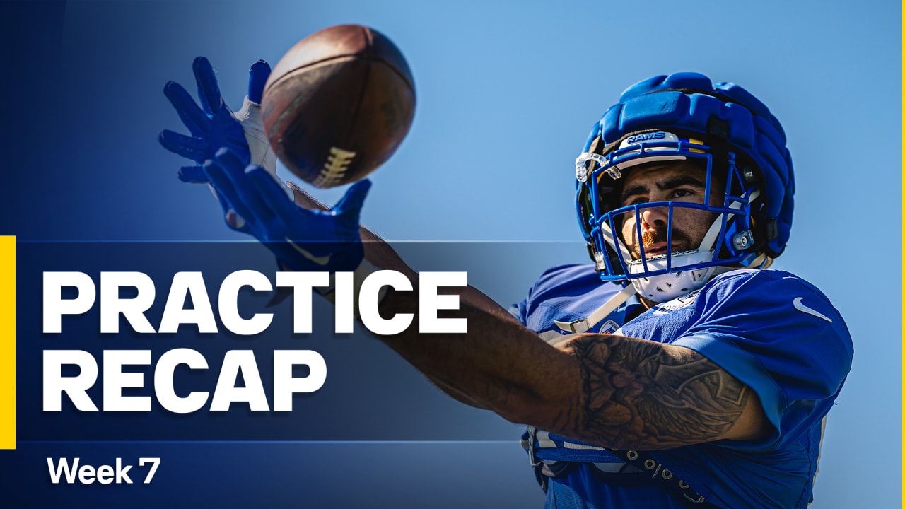 Los Angeles Rams Practice Recap | Week 7 vs. Pittsburgh Steelers ...