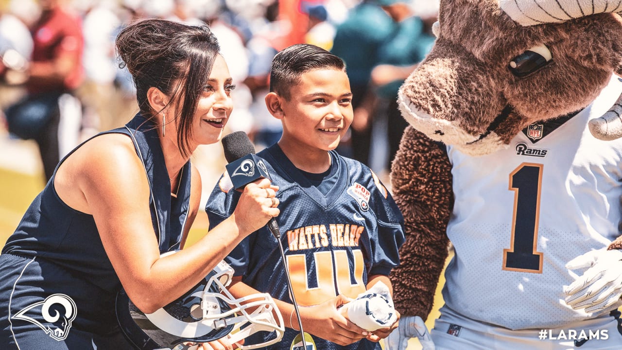 Rams & LAPD team up to rename the Watts Bears, the Watts Rams