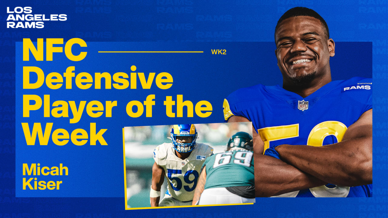 Rams linebacker Micah Kiser named NFC Defensive Player of the Week for ...