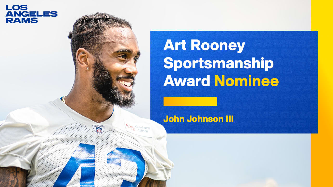 John Johnson III is Rams' nominee for 2020 Art Rooney Sportsmanship Award