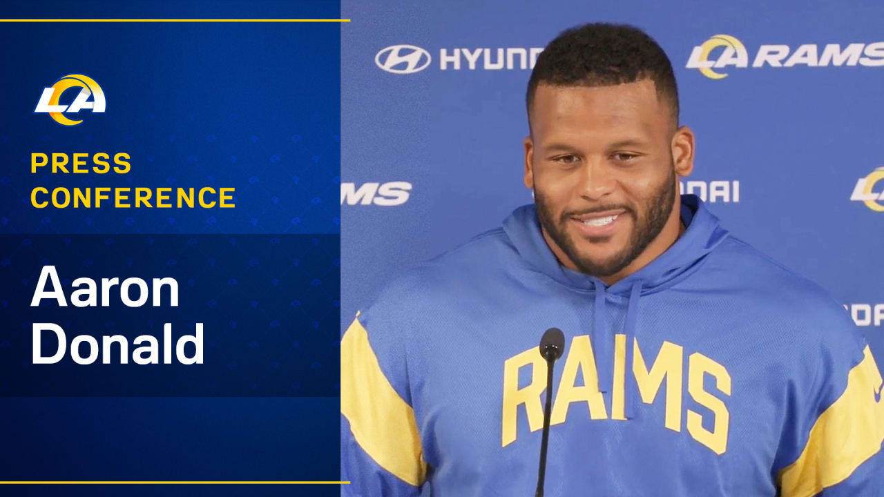 Rams defensive tackle Aaron Donald on Cowboys linebacker Micah Parsons ...