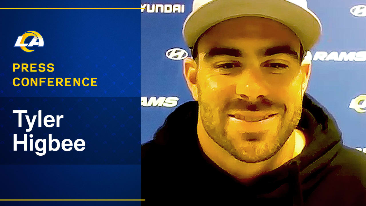 Rams tight end Tyler Higbee talks contributions as a run blocker and ...