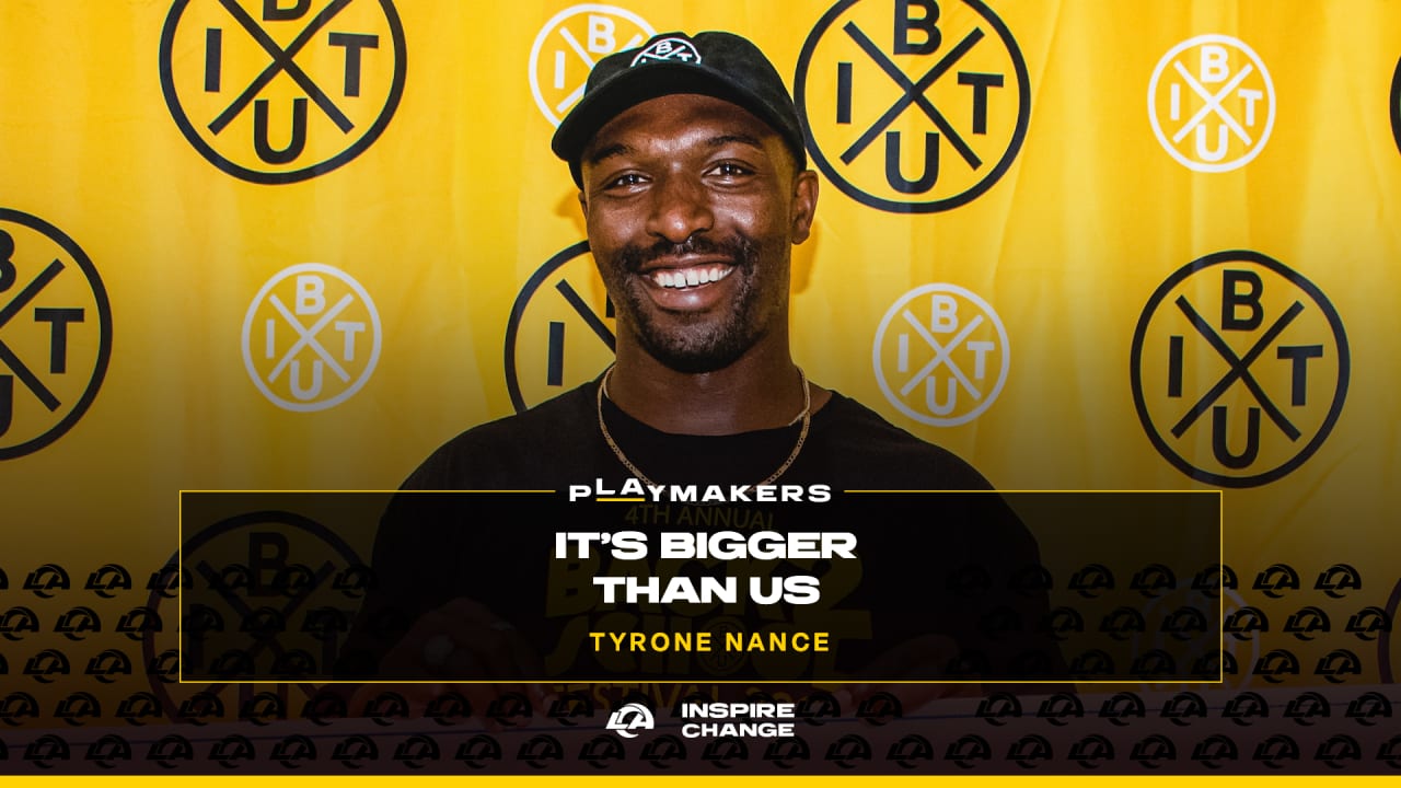 Tyrone Nance of It’s Bigger Than Us is Rams' sixth 'pLAymaker' honoree of 2023