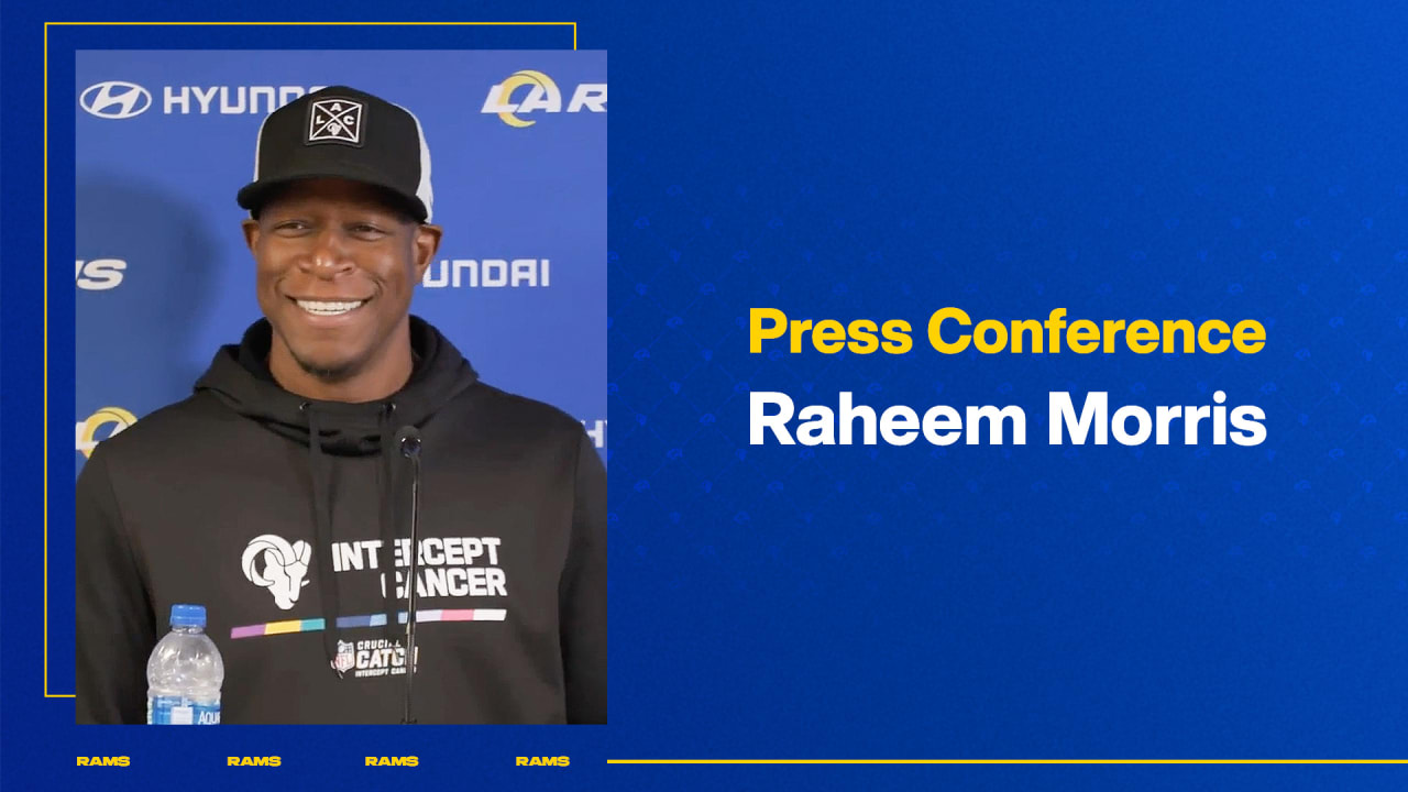 Rams defensive coordinator Raheem Morris on gameplanning without ...