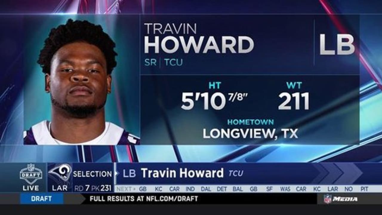 Rams select Travin Howard No. 231 in the 2018 NFL Draft