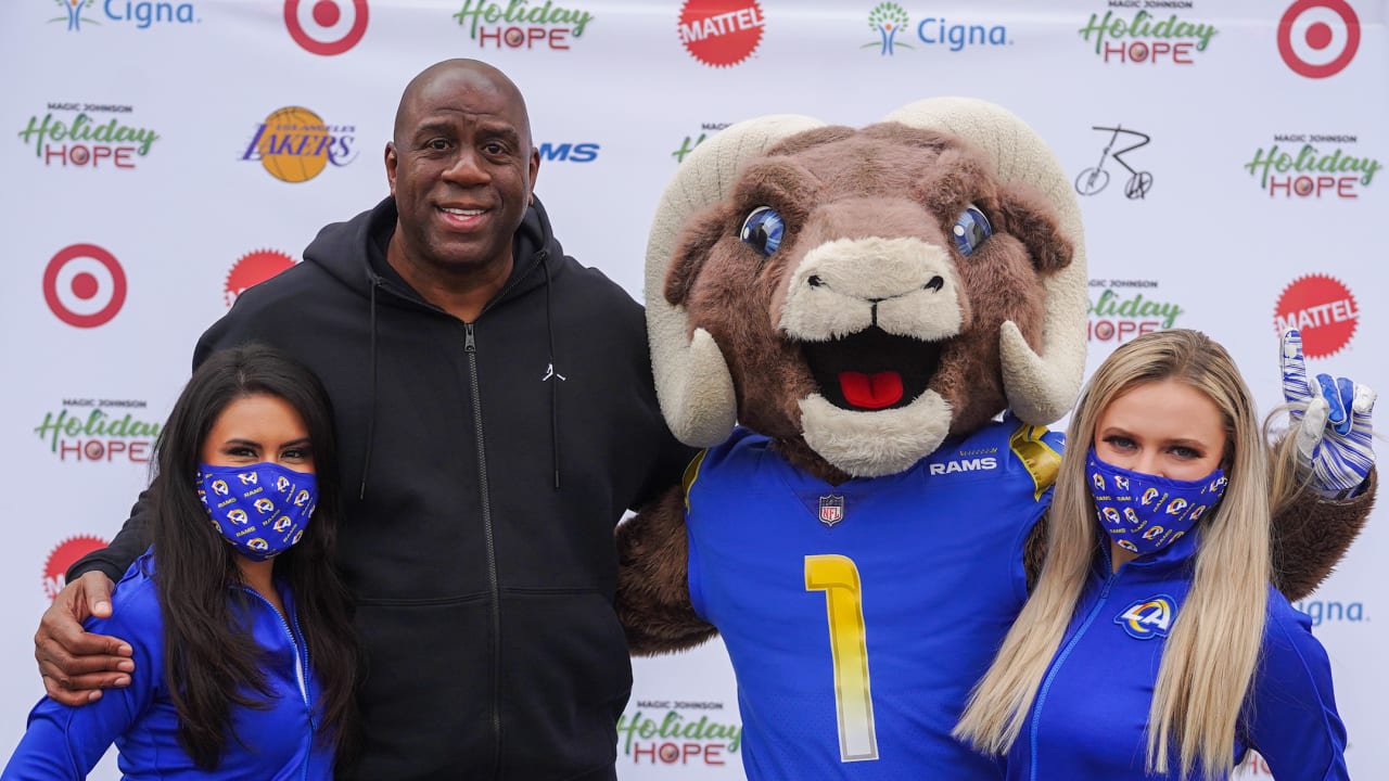 PHOTOS: Rams support Earvin “Magic” Johnson’s Holiday Hope Christmas ...