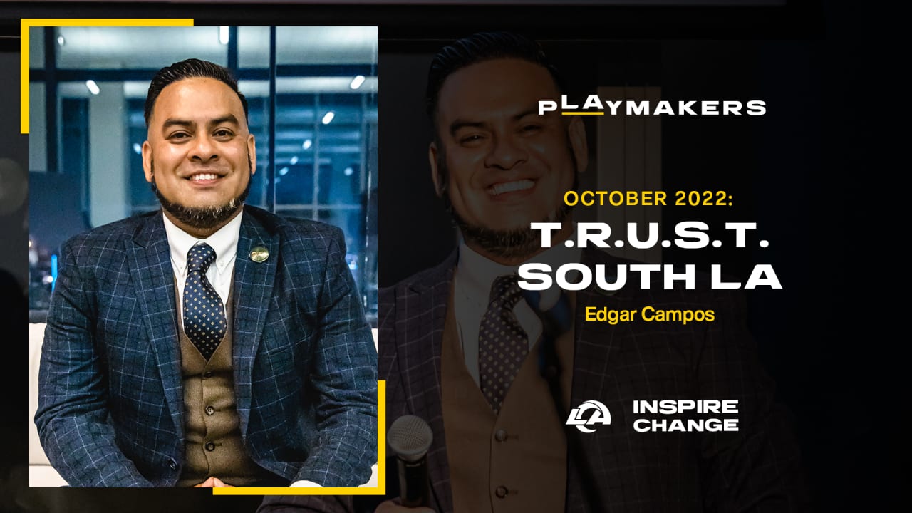 T.R.U.S.T. South LA Executive Director Edgar Campos is Rams' eighth ...