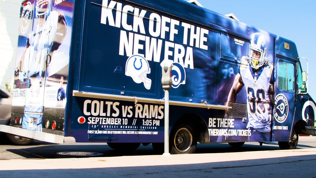 Rams Food Truck Hits LA During Kickoff Week