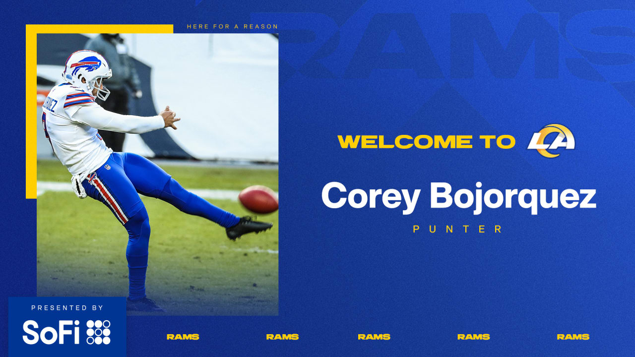 Rams sign punter Corey Bojorquez