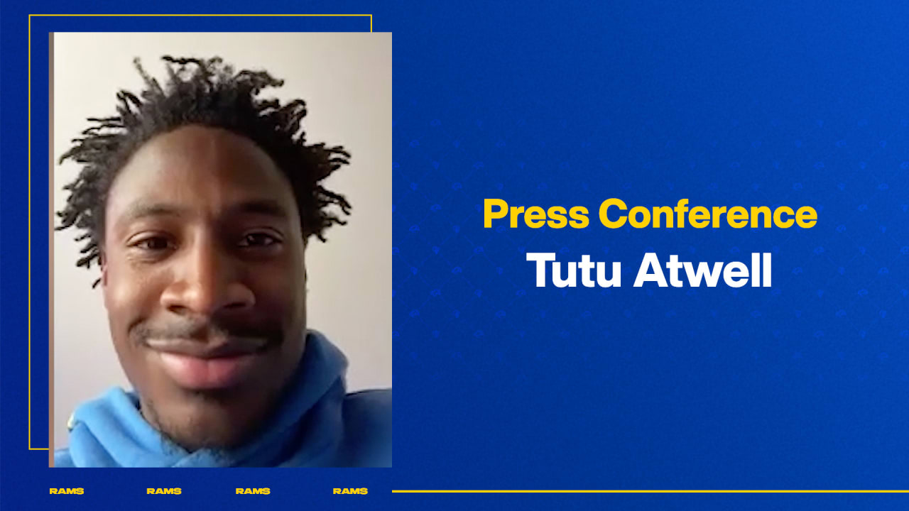 Rams wide receiver Tutu Atwell on scoring first career touchdown