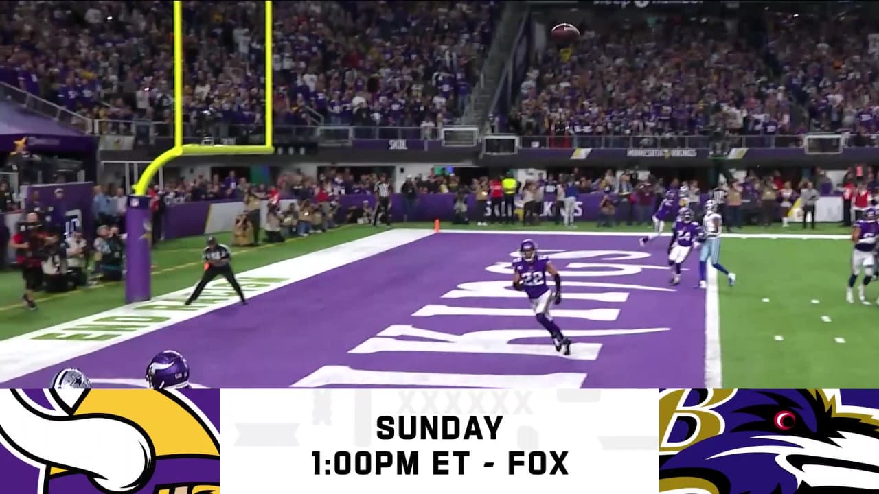 Preview: Ravens vs. Vikings, Week 9