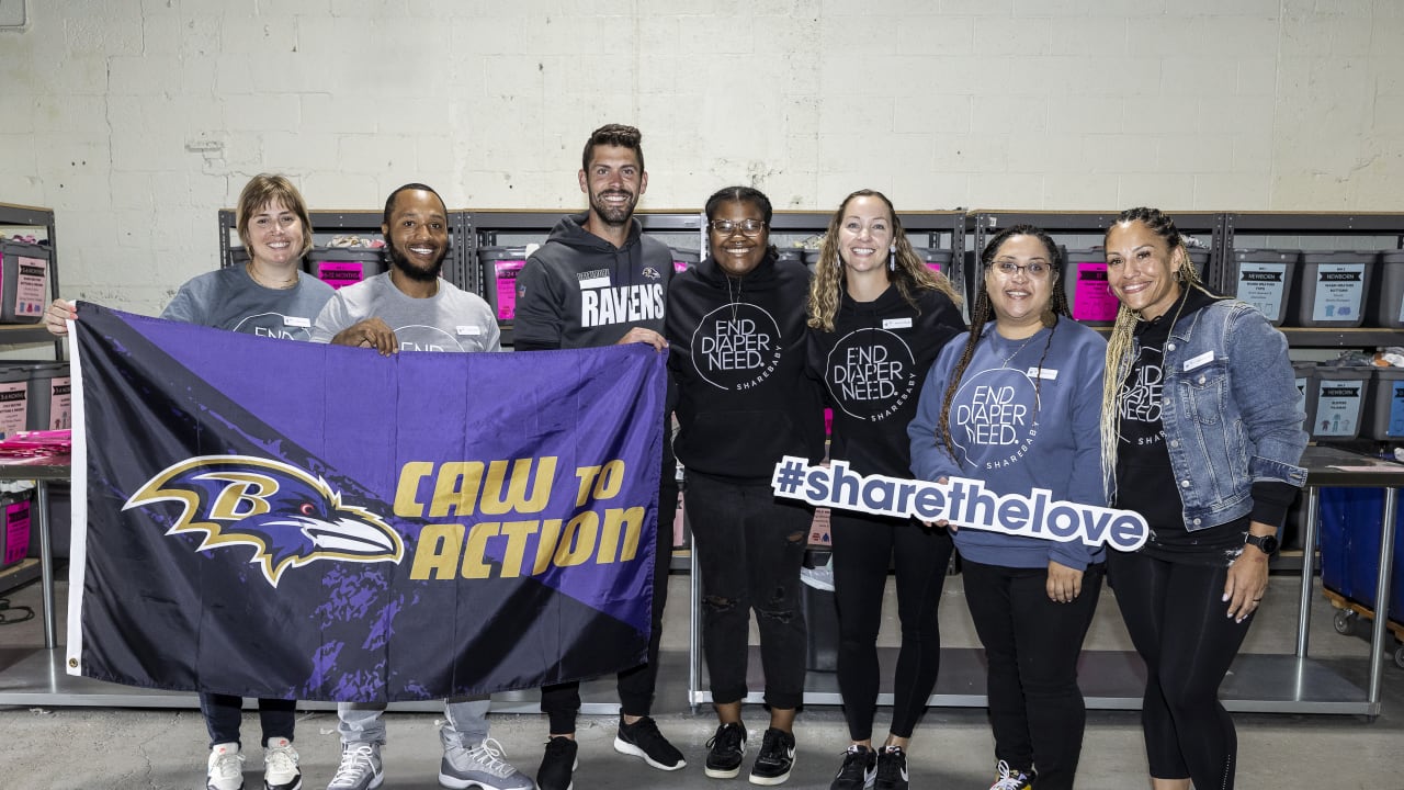 Photos: Ravens Serve Baltimore Community in Caw to Action