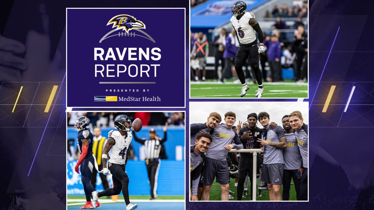 Ravens Report: Week 7 vs. Lions