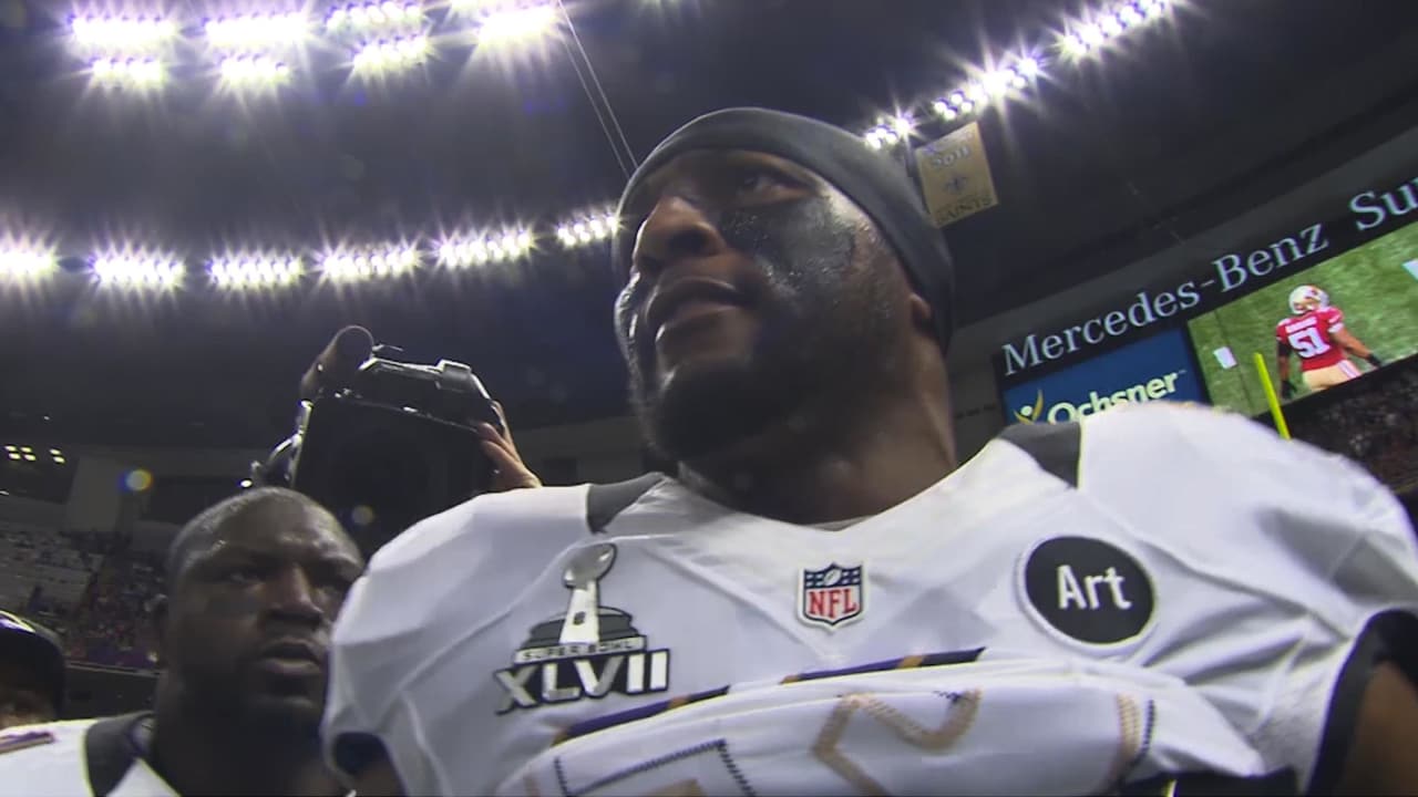 Ray Lewis Wired in Super Bowl XLVII