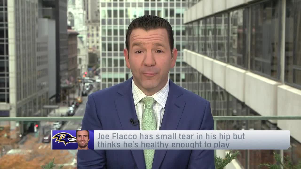 Rapoport: Joe Flacco Believes He's Healthy Enough to Start