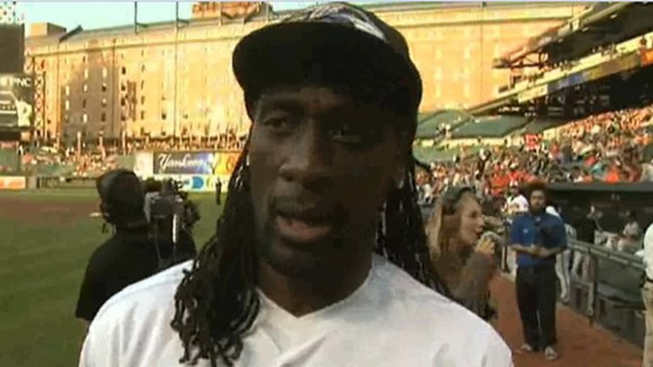 CSN: Lardarius Webb Throws First Pitch