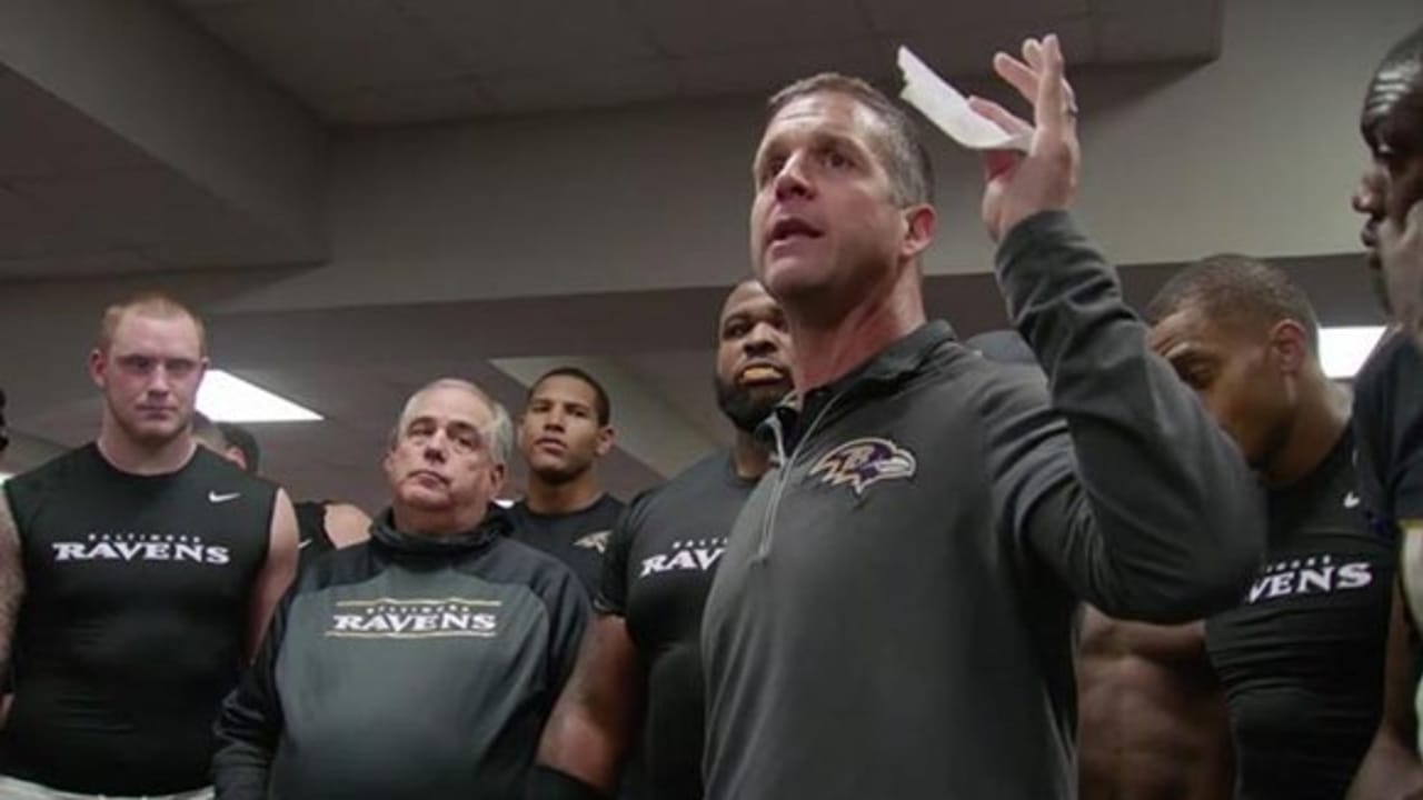 Ravens' Locker Room Celebration After Steelers Win