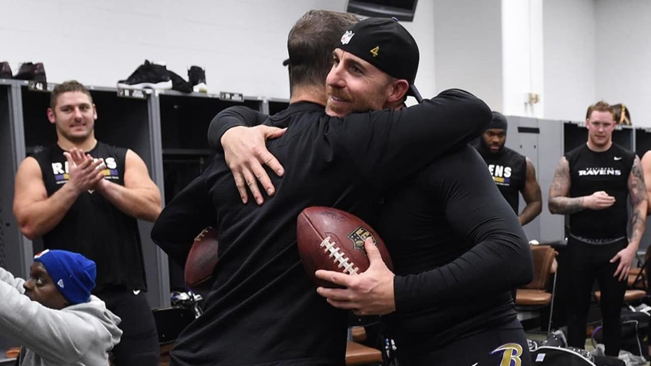 Go Inside Ravens Locker Room Celebration After Win Over Cleveland