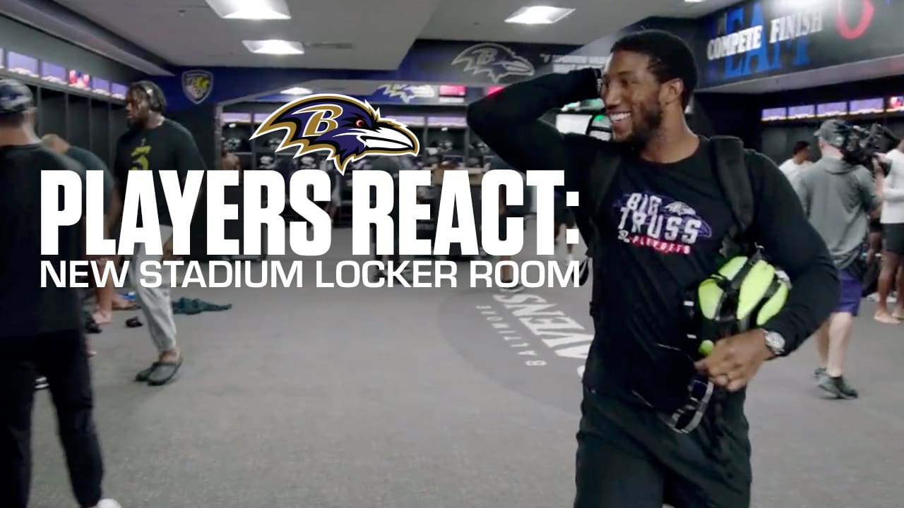 Ravens Players React to New Stadium Locker Room