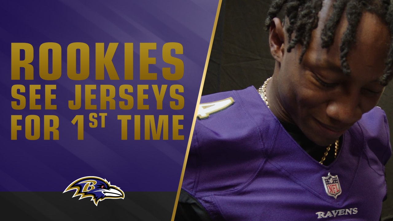 Ravens Rookies See Their Jersey For First Time