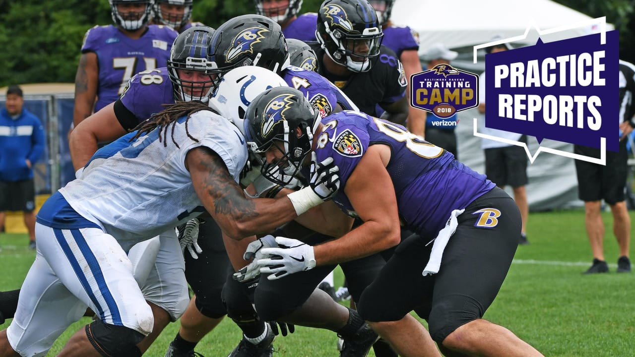 Practice Report 8/18: Ravens-Colts Joint Practice Skirmish Is Hardly a ...