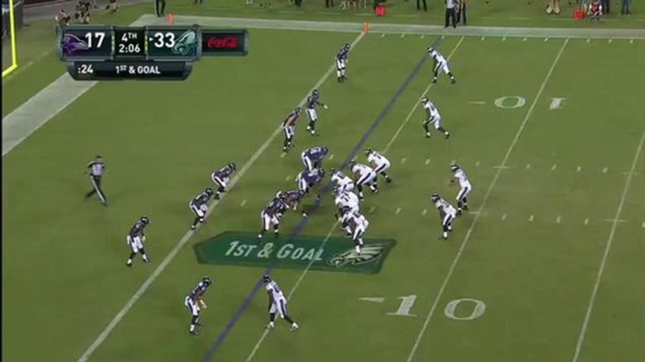 NFLN: Tim Tebow tries for a touchdown
