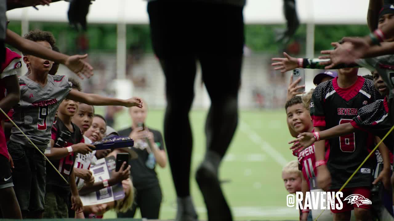 Highlights From First Ravens Training Camp Practice