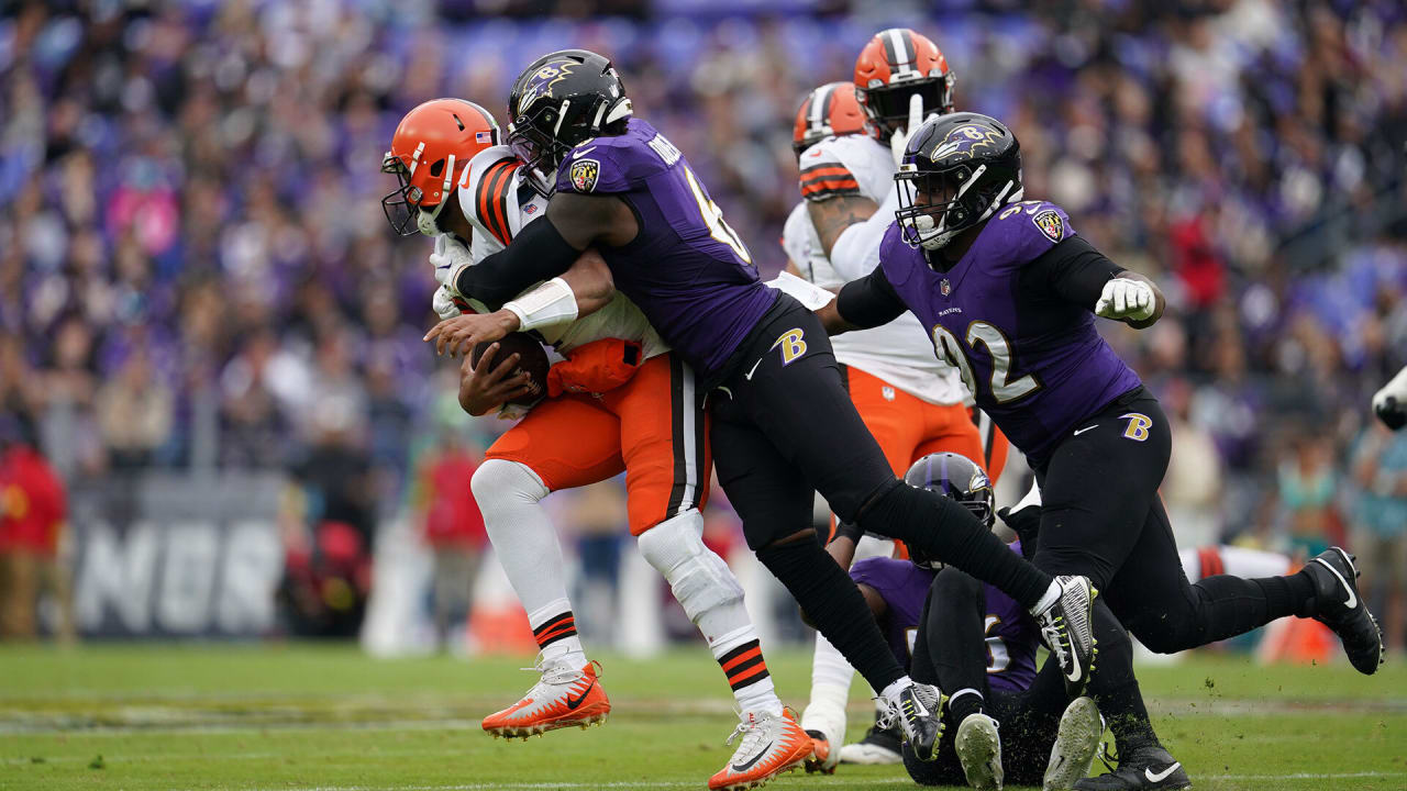 Patrick Queen Continues Ravens Sack Parade | Ravens-Browns Highlights
