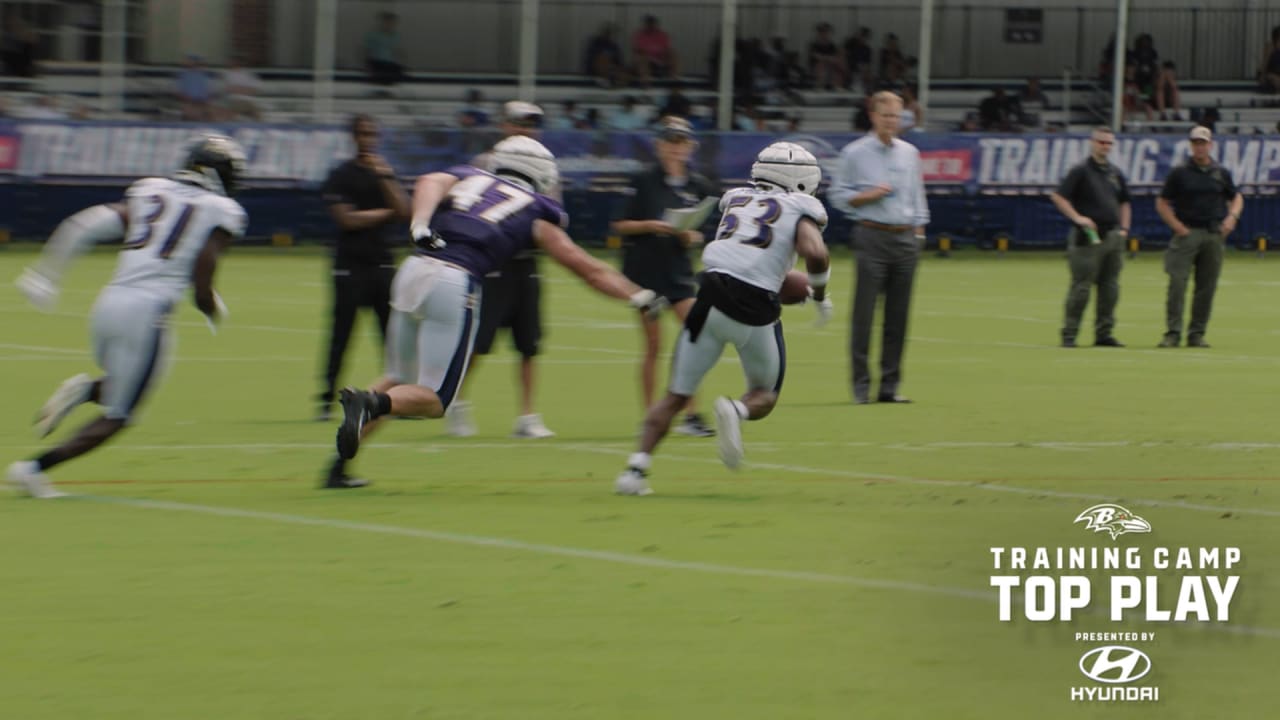 Ravens Defense Grabs a 7-on-7 Interception