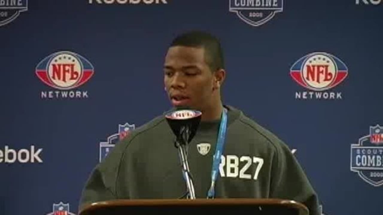 Ray Rice: NFL Combine Press Conference