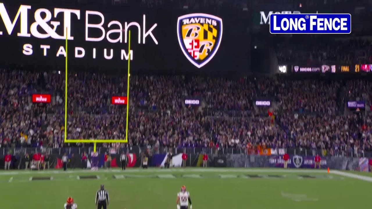 Skycam: Justin Tucker's Perfect Game-Winning Kick
