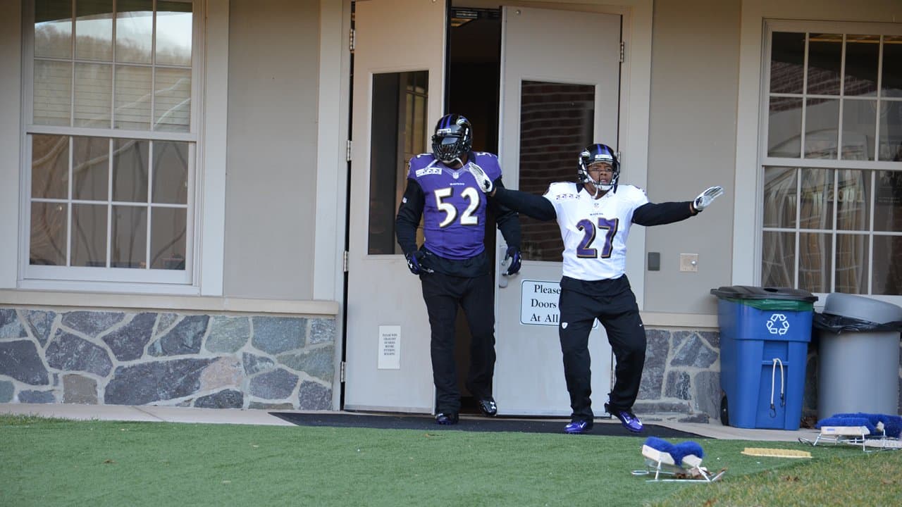 Ray Lewis Returns To Practice - December 5, 2012