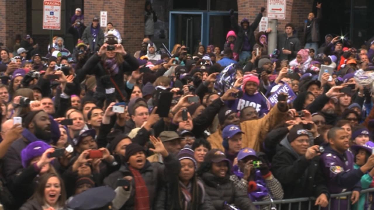 Ravens Parade Through Baltimore