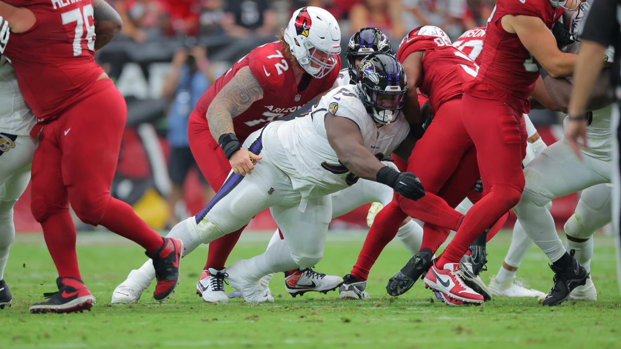 Michael Pierce's Batted Pass on Fourth Down Stops Cardinals | Ravens ...