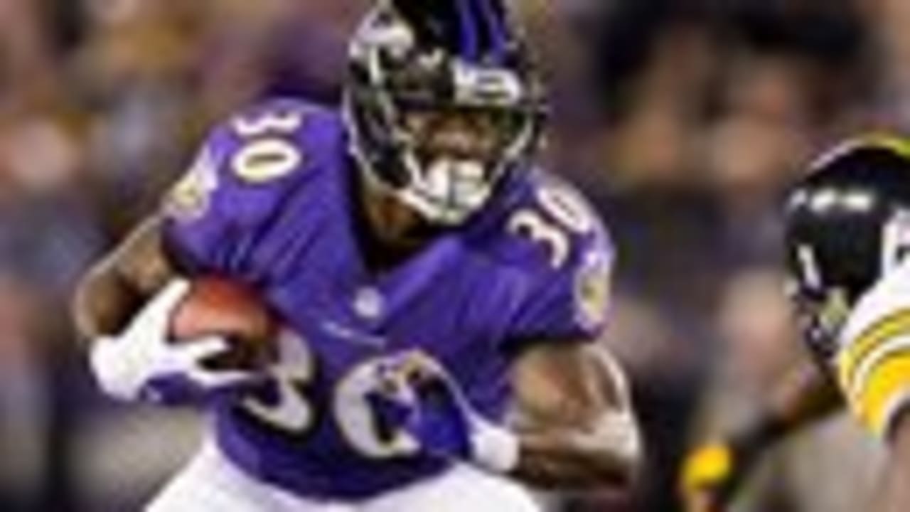 Running Back Bernard Pierce Inactive vs. Browns