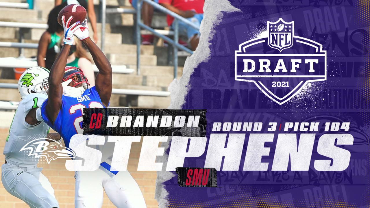 2021 NFL Draft: Cornerback Brandon Stephens, SMU, Round 3, Pick 104
