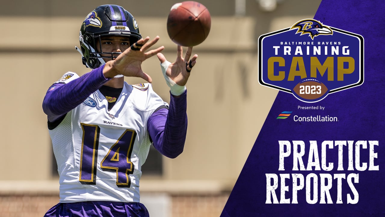 Ravens Sweat Through Scorching Training Camp Practice
