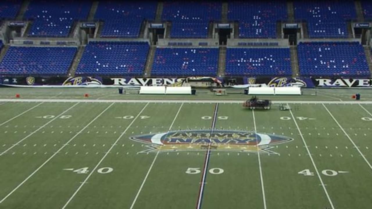 Time Lapse Video: Army/Navy Changes To Ravens