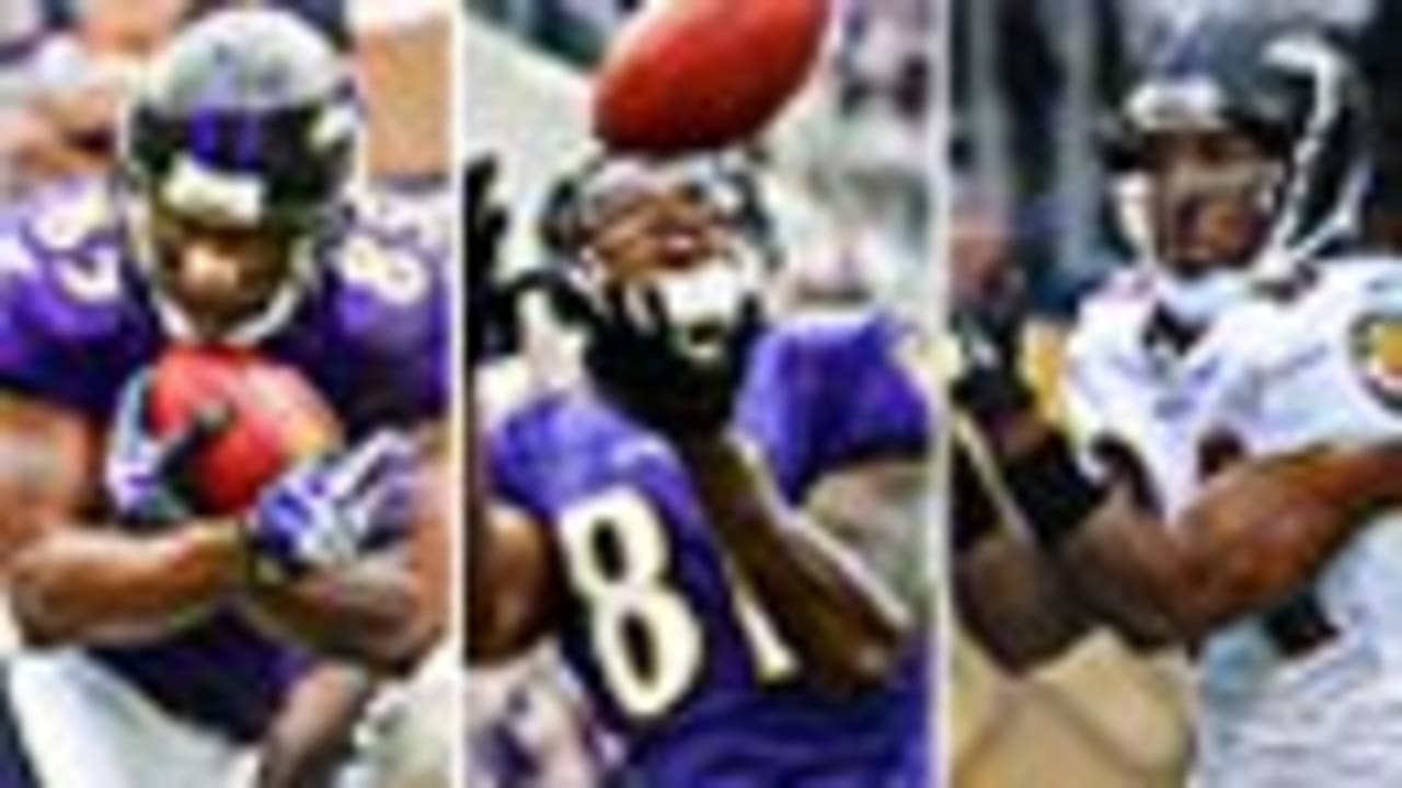 Ravens Balancing Receiver Trio