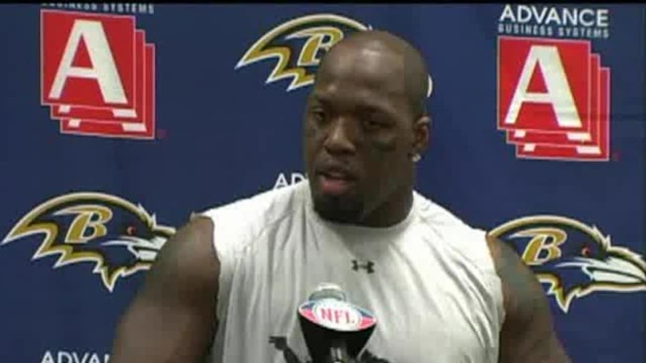 Suggs talks about how he was in perfect position f