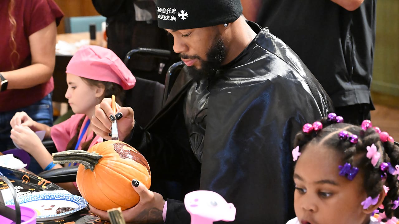Photos From Rashod Bateman's Halloween Party at Ronald McDonald House