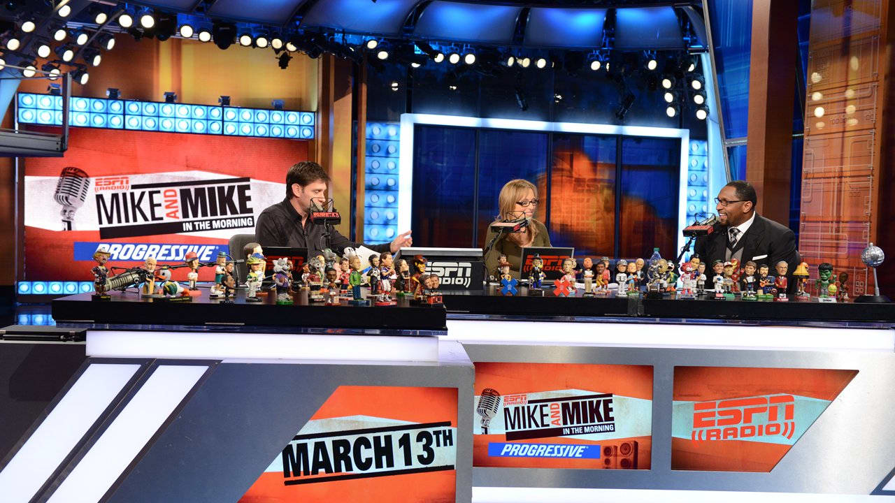 Ray Lewis Visits ESPN