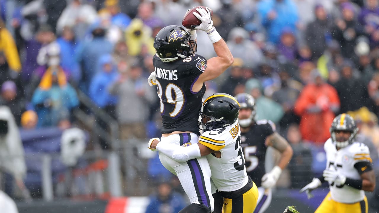 Steelers at Ravens Highlight: TE Mark Andrews Skies for Tough Catch