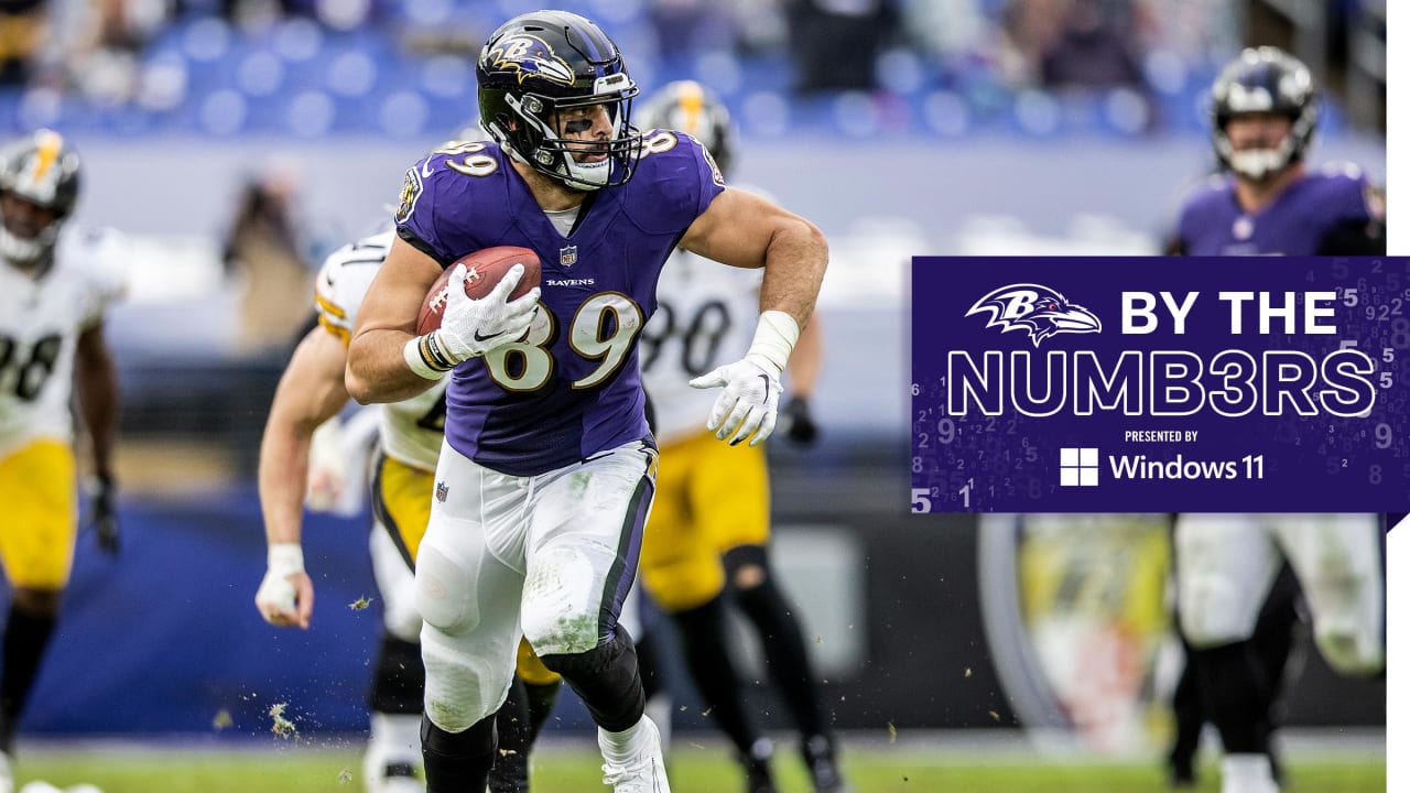 Stats to Know for Baltimore Ravens vs. Pittsburgh Steelers, 2021 Week 13
