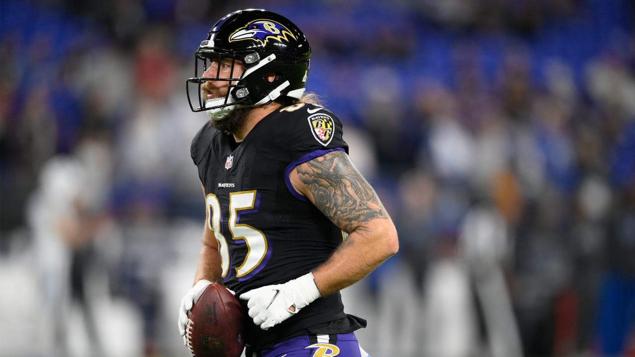 Ravens Tight End Eric Tomlinson Moved to Practice Squad