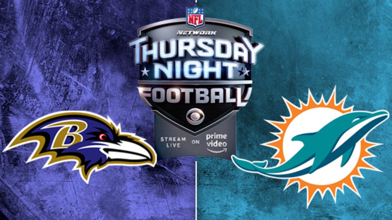 How You Can Stream Ravens-Dolphins Thursday Night Football Game