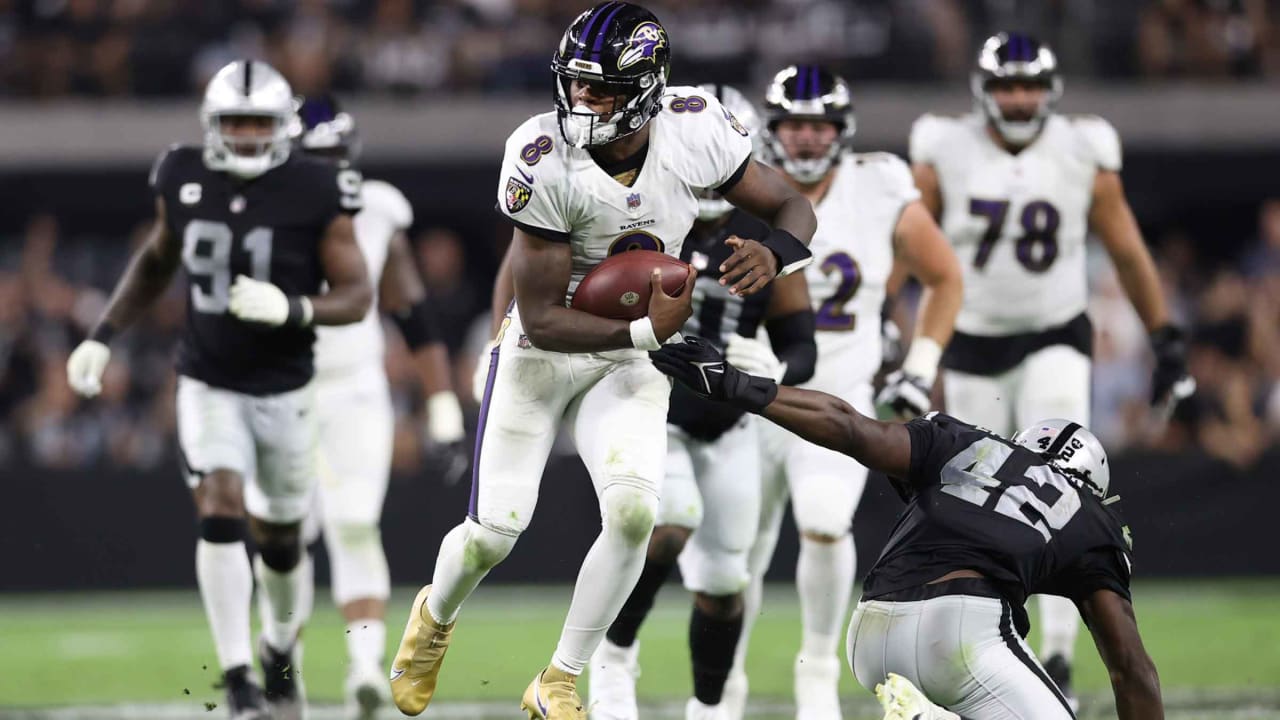 Baltimore Ravens vs. Las Vegas Raiders, Week 1, September 13th 2021, Highlights, Lamar Jackson